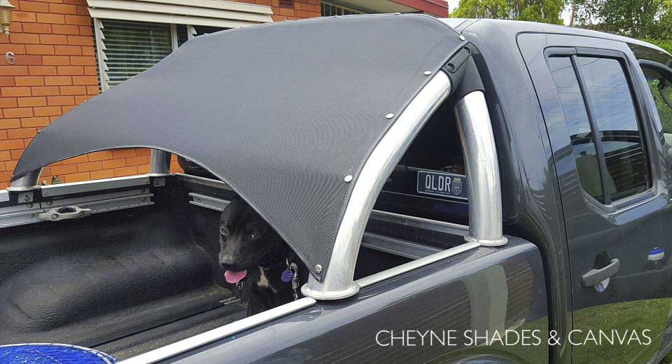 UTE PET SHADE COVERS for Utility Vehicle Roll Bars. | Cheyne Shades ...