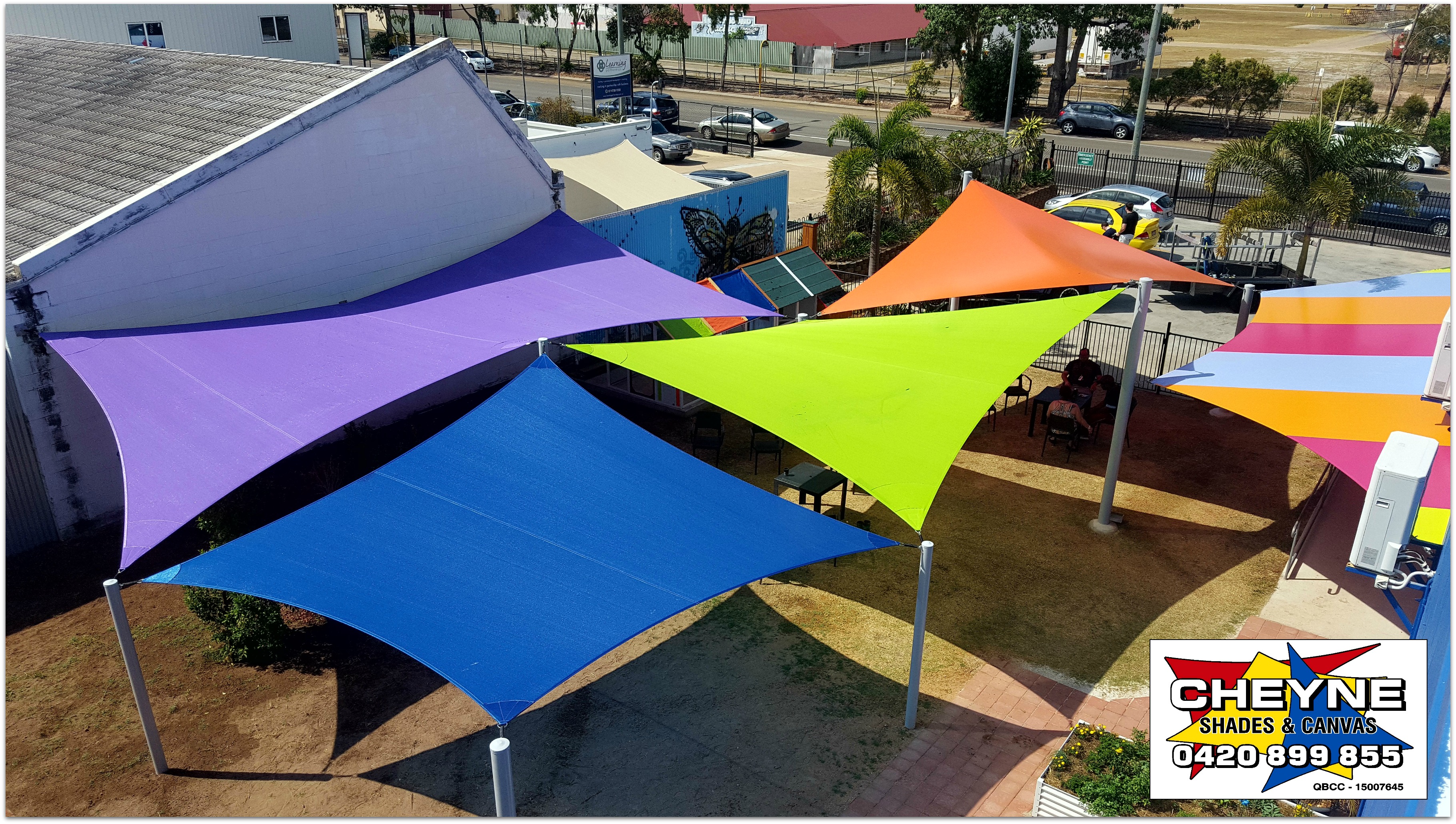 Shade Structures Commercial Sites | Cheyne Shades & Canvas