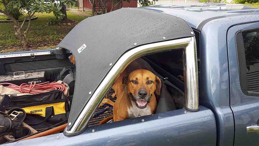 UTE PET SHADE COVERS for Utility Vehicle Roll Bars. | Cheyne Shades ...